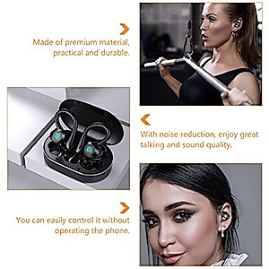 5. 1 ANC Wireless Headphone Portable Noise Cancelling Wireless Headset (Black) Gifts for Men Women