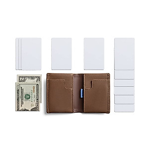 Bellroy Slim Sleeve, slim leather wallet (Max. 8 cards and bills) - Hazelnut