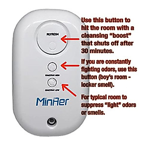 Mini Aer - Air Single Room Purifier up to 250 sqft, Triad Aer, Portable Purifier, great for RV’s, Hotel Rooms, Boats, Kitchens, Salons get rid of just any smell you come across, White