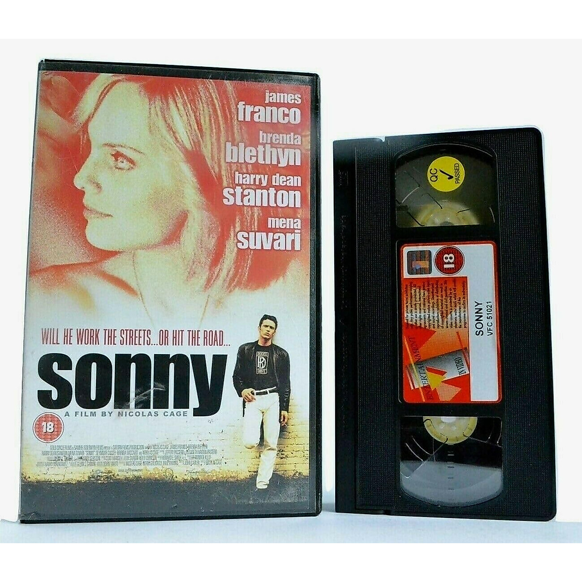 Sonny: Film By Nicolas Cage - Crime Drama - Large Box - James Franco - Pal VHS