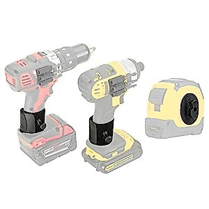 Spider Tool Holster - Expansion Set - Elastic Tool Grip + 2 Adhesive Tool Tabs for Carrying a Power Drill, Driver, Multi Tool, Tape Measure, Hammer, Pneumatic and More from a Spider Tool Holster!