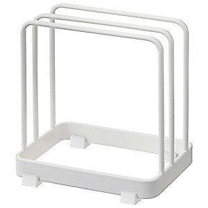 Yamazaki Home Plate Cutting Board Stand – Kitchen Storage Rack Holder Organizer