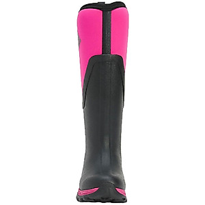 Muck Boot womens Arctic Sport Ii Tall Snow Boot, Black/Pink, 10 US