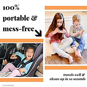 LITTLE BUD KIDS Spin-and-Read Montessori Phonetic Reading Blocks and CVC Phonics Wooden Toy Set for Beginner Readers