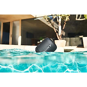 Sony Compact and Portable Waterproof Wireless Speaker with Extra Bass - Black