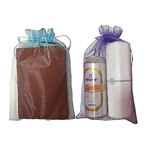 Daszui 60Pcs Organza Bags 8x12 Inches Mixed Color with Drawstring, Jewelry for Wedding Parties Party, Toy Candy Gift Bags, (8x12 inches, Mixed Color)