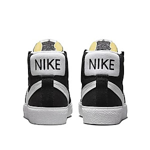 Nike Men's SB Zoom Blazer Mid Shoe, Black/White, 10 M US