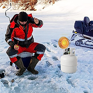 ROVSUN 15,000 BTU Propane Tank Top Heater, Portable Propane Gas Infrared Heater with Tip-over Switch & Safety Shut-off Valve for Outdoor Camping Fishing Backyard Patio (Propane Cylinder not Included)