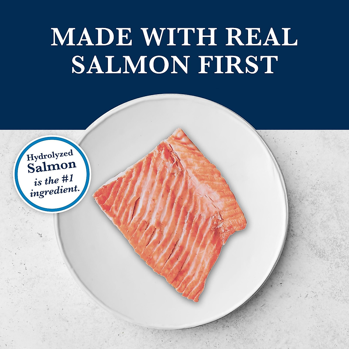 Blue Buffalo Natural Veterinary Diet HF Hydrolyzed for Food Intolerance Dry Dog Food, Veterinarian's Prescription Required, Salmon, 6-lb. Bag