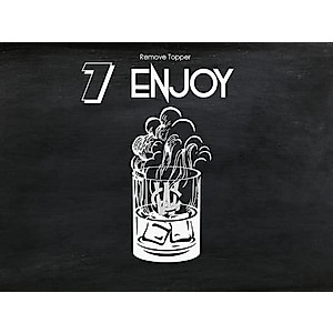 Christopher Walton - Cocktail Smoker Gift Set for the Bourbon and Whiskey Enthusiast with 4 types of Wood Chips, Cherry, Apple, Oak, and Hickory