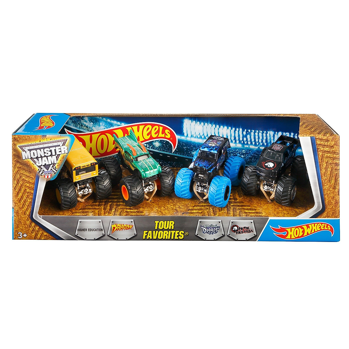 Hot Wheels Monster Jam Tour Favorites – Styles May Vary