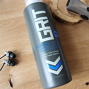 GRIT Cleanse & Style, 8.3oz | Foaming Hair Cleanser for Men