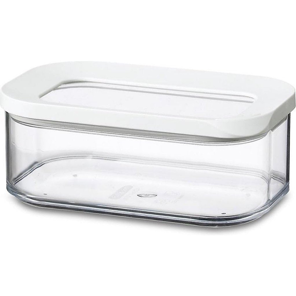 Mepal Modula Transparent Food Storage Container | 15oz/450ml | Perfect for Dry Goods | Dishwasher Safe | White Framed Lid | BPA Free | Made in Holland