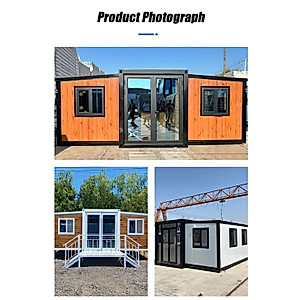 Expandable Prefab House Tiny Homes to Live in for Adults Mini Foldable Container House Mobile Home Modular Homes Mini Live Houses - 2 Floors