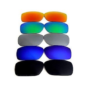 Galaxy Replacement lenses For Oakley Fuel Cell Polarized Black/Blue/Green/Titanium/Red 100% UVAB