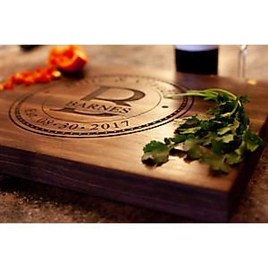 Christmas Gifts for Couples 2023 USA Handcrafted Custom Cutting Board! Engrave your Giftee's Name & Date! Personalized Cutting Board Wedding Gift Anniversary Gift for Couple