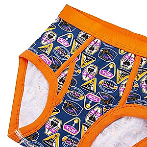 Disney Boys' Pixar’s Buzz Lightyear Underwear Multipacks with Zurg and Zyclops in Sizes 4, 6, 8, 10, Buzz5pkbrief