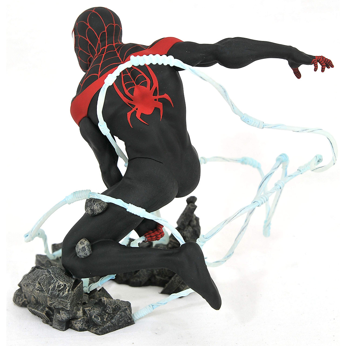 Marvel Premier Collection: Mile Morales Spider-Man Statue, Multicolor, 9 inches