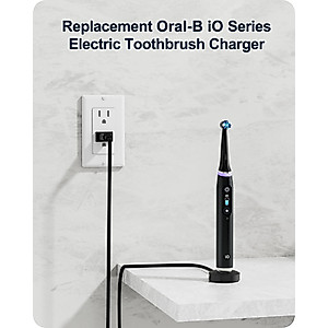 Magnetic Charger Replacement for Oral-B iO Series 7/8/9 Electric Toothbrush, Magnetic Charging Base Compatible with Oral-B Electric Toothbrush iO Series (Black)