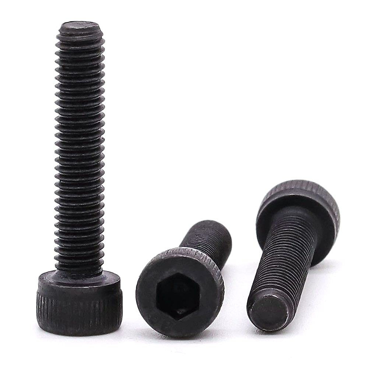25 Pcs M6-1 x 40mm Socket Head Cap Screws, 12.9 Grade Alloy Steel, Black Oxide Finish, DIN 912, Full Thread, Hex Drive Socket Cap Bolts for Automotive, CNC, Industrial