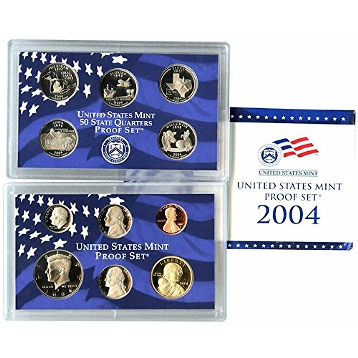2004 S 11 Piece set Proof in original packaging from US mint Proof