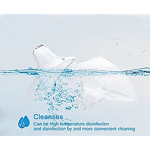 Loveishere Nippleshield Premium Contact Silicone Nipple Shields for Breastfeeding Nursing Difficulties or Flat Inverted Nipples, with Carry Case 2 PC