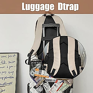 SAISEA Versatile Waterproof Backpack for Men,Women & Teens - Lightweight Travel Rucksack with Laptop Pocket - Causal Bookbag Computer Bag for College,Sports,Gym & Hiking-Stylish and Functional,Black