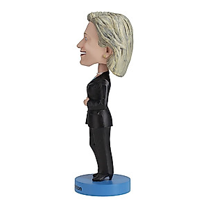 Royal Bobbles Hillary Clinton Bobblehead, Premium Polyresin Lifelike Figure, Unique Serial Number, Exquisite Detail