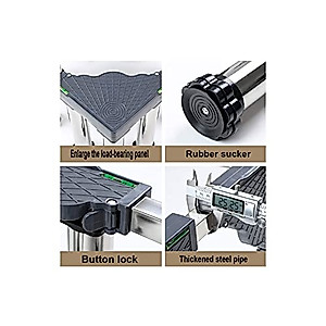 Washing Machine Base Fridge Stand Multi-Functional Adjustable Base Washer and Dryer Stand Appliance Refrigerator Pedestal Stand with 12 Stainless Steel legs[12legs-Legs Hight 9.8in]