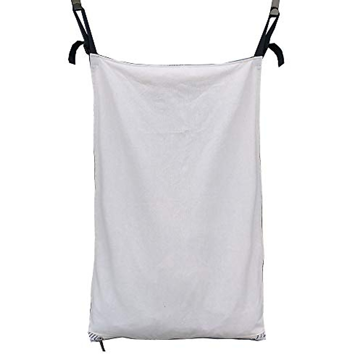 Amlrt Adjustable Door-Hanging Laundry Hamper with Stainless Steel Hooks , Hanging Laundry Bag