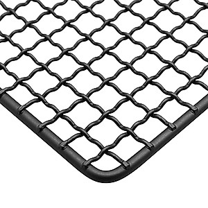 Kuvik's Titanium Mesh Camping Grill - Ultralight and Compact Grill for Backpacking, Camping, and Survival