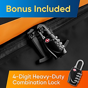 BagMate 20ft³ Waterproof Hitch Cargo Carrier Bag, Durable PVC Tarpaulin Hitch Mount Cargo Carrier Cargo Box w/a Bonus Lock, Heavy-Duty Straps & Buckles, Easy to Install Vehicle Cargo Carriers