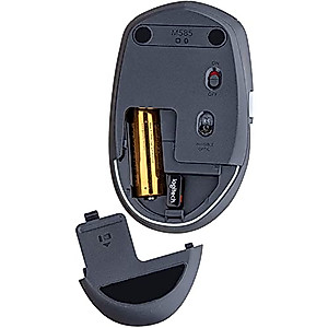 Logitech M585 Multi-Device Wireless Mouse – Control and Move Text/Images/Files Between 2 Windows and Apple Mac Computers and Laptops with Bluetooth or USB, 2 Year Battery Life, Graphite