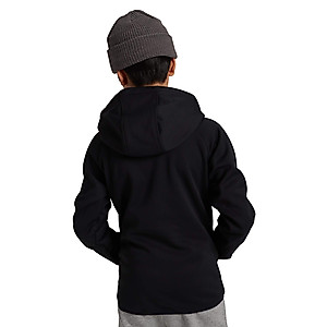 Burton Kids' Crown Weatherproof Full-Zip Fleece, True Black, S