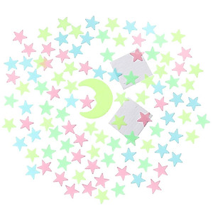 zxbaers Star Ceiling Stickers Glow in The Dark Stickers Luminous Stars Stickers,for Kids Room Decor Create a Comfortable Sleeping Environment 601 PCS