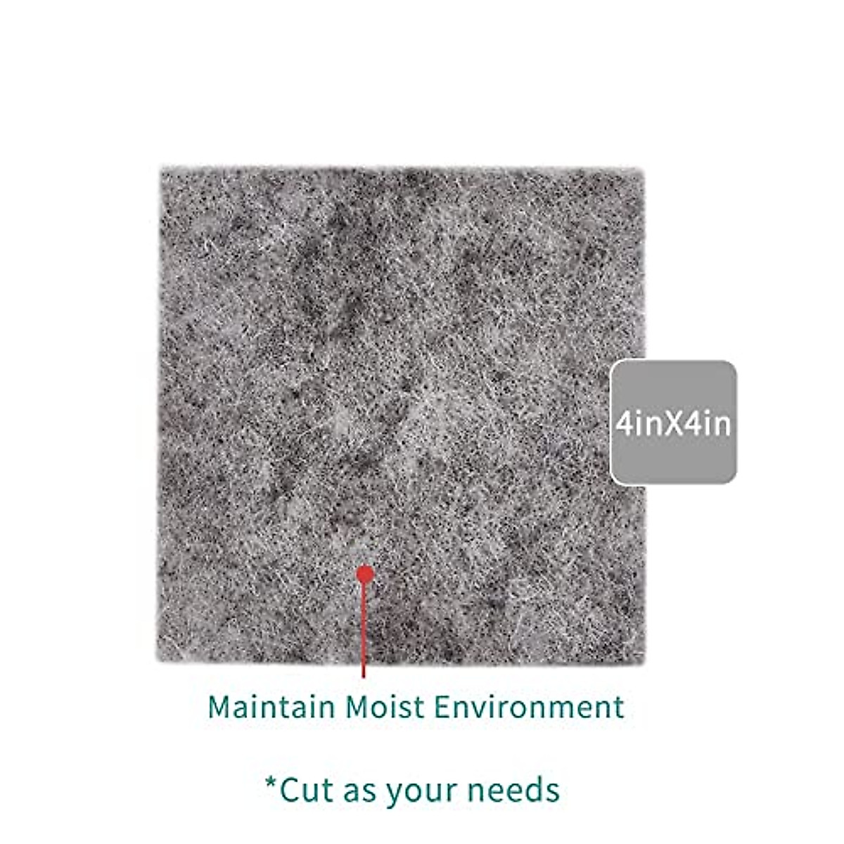 Dimora Ag Silver Calcium Alginate Wound Dressing Pads, 4'' x 4'' Patches, 5 Individual Pack, Highly Absorbent Dressing, Non-Stick Sterile Gauze