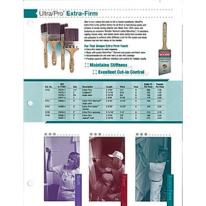 Wooster Brush 4170-3 Ultra/Pro Soft Lindbeck Angle Sash Paintbrush, 3-Inch , Purple