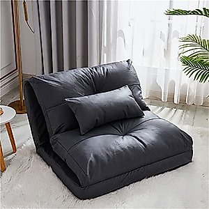 EODNSOFN Foldable with Reclining Position Love Seat Couch Adjustable Floor Couch and Sofa for Living Room and Bedroom