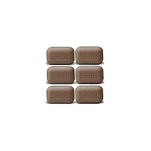SOAP WORKS Emu Oil Soap Bar, 6 Count