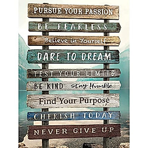 UMPOE Paint by Numbers for Adults, River Valley Inspirational Mountain Paint by Numbers for Adults Beginner Drawing Paintwork with Paintbrushes Paint Canvas Oil Painting(Without Frame 15.7x19.7inch)