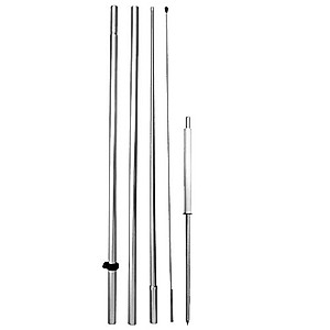Dispensary Windless Swooper Flag Pole w/Ground Spike Kits gq-h, 2 Pack