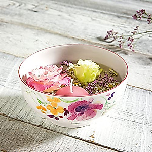 Villeroy & Boch Mariefleur Basic French Rice Bowl, 25 oz, Premium Porcelain, White/Multicolored