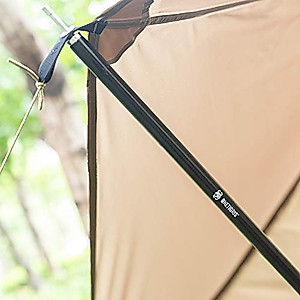 OneTigris Lightweight Tent Poles, 2pc/set, 7075 Aluminum Alloy, Adjustable & Extendable