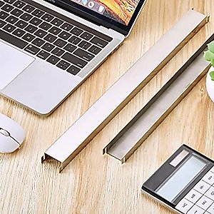 Lateral Front to Back File Rails Front to Back File Bar Rails Hanging File Rails Filing Cabinet Parts Stainless Steel File Drawer Rails 15.76 Inches Long (6 Pieces)