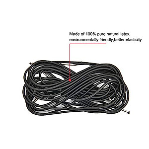 C-CHAIN 8 Cords Replacement Cord for Zero Gravity Chair, Universal Replacement Laces Cord Kit for Zero Gravity Chair, Anti Gravity Chair, Lounge Chair, Bungee Chair, Recliner - Black