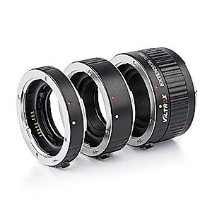 Viltrox Metal Mount Auto Focus Macro Extension Tube Ring Set 12mm 20mm 36mm for Canon EF & EF-S Lens DSLR Camera 760D 700D 90D 80D 70D 5D 6D 7D 1300D Rebel T6 T7 T5 T8i T7i T6i T6s T5i T4i SL3