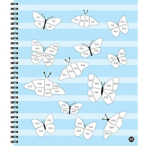 Brain Games - Sticker by Number: Butterflies (28 Images to Sticker)