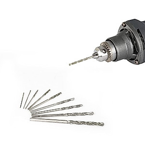 Yosoo 10Pcs DMD Diamond Tipped Drill Bit Set Twist Drill Bits for Glass Tile Stone 0077