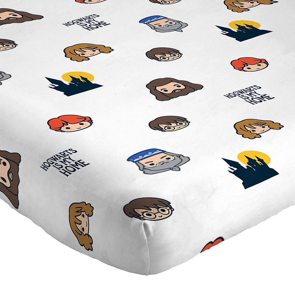 Harry Potter Hogwarts is My Home 4 Piece Full Sheet Set (Offical Harry Potter Product)