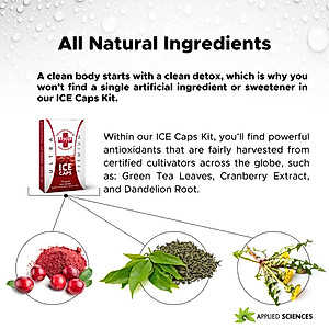Rescue Detox ICE CAPS - 12ct | Concentrated Cleansing Capsules - Works in 90 Minutes Up to 5 Hours